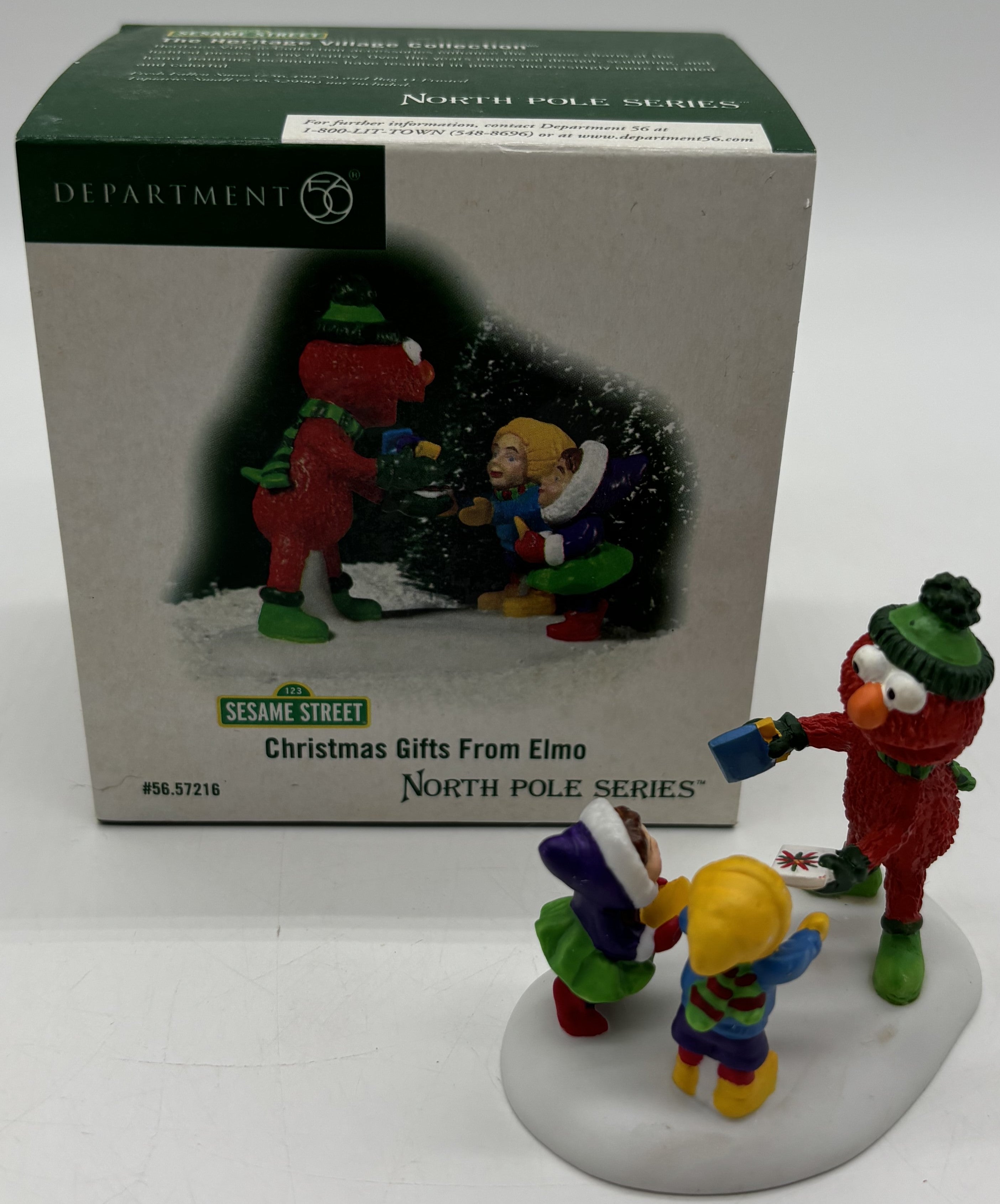 Dept 56- North Pole Series Sesame Street "Christmas Gifts from Elmo ...