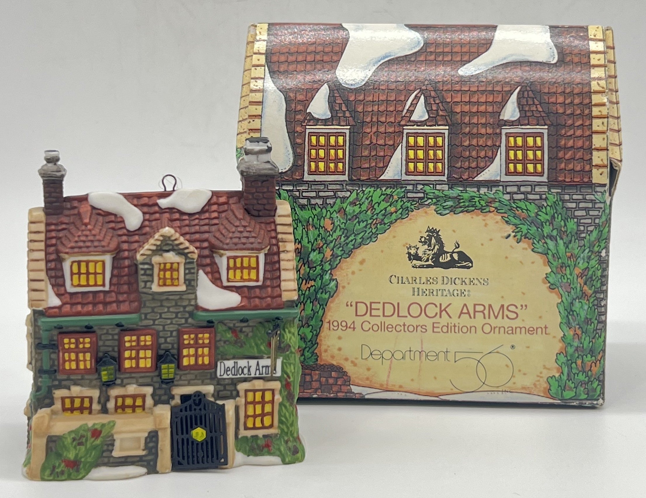 Dept 56- Dickens' Village "Deadlock Arms" ornament l Retired Department ...