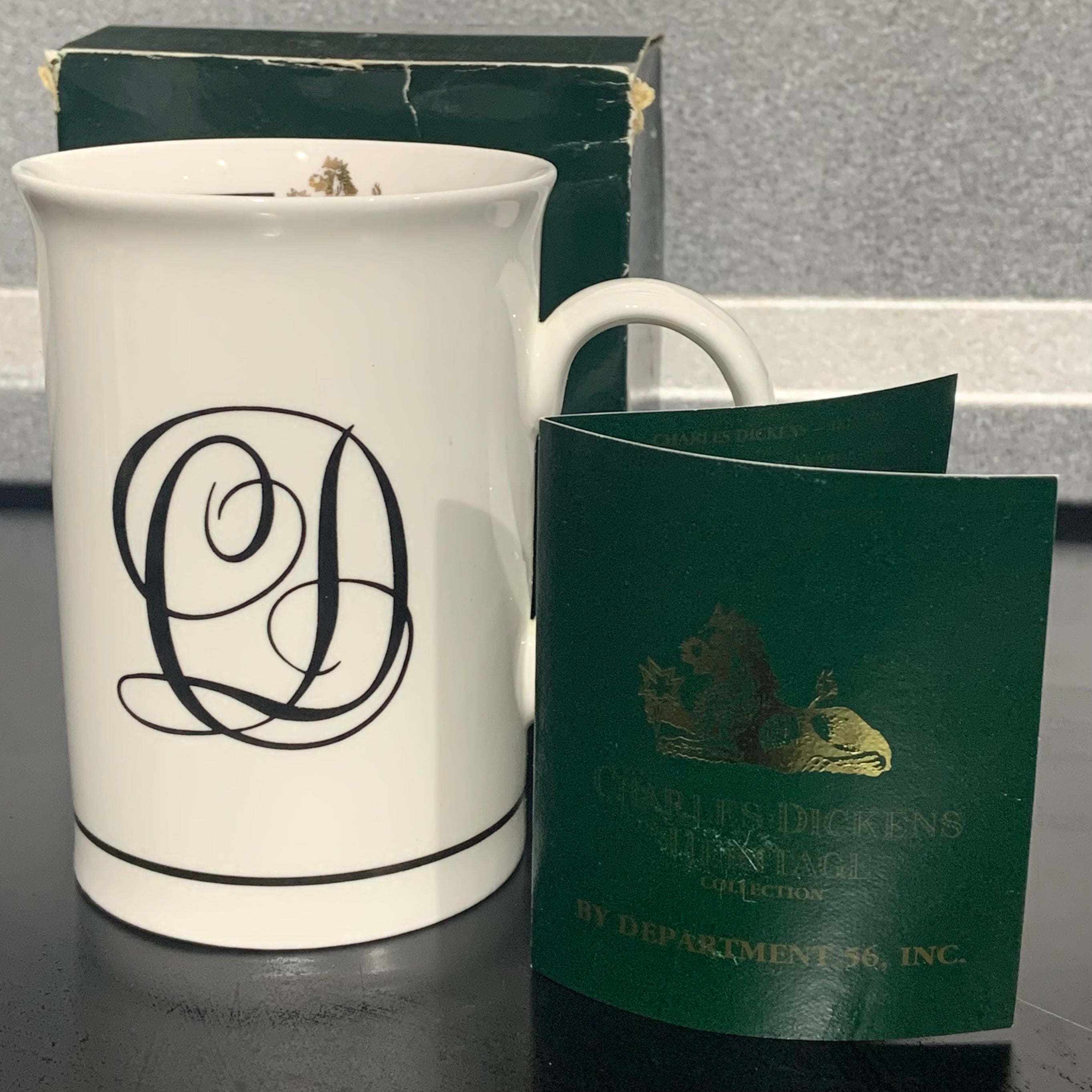 Dept 56- Dickens "Fine Bone China Coffee Mug" – Hooked on Villages