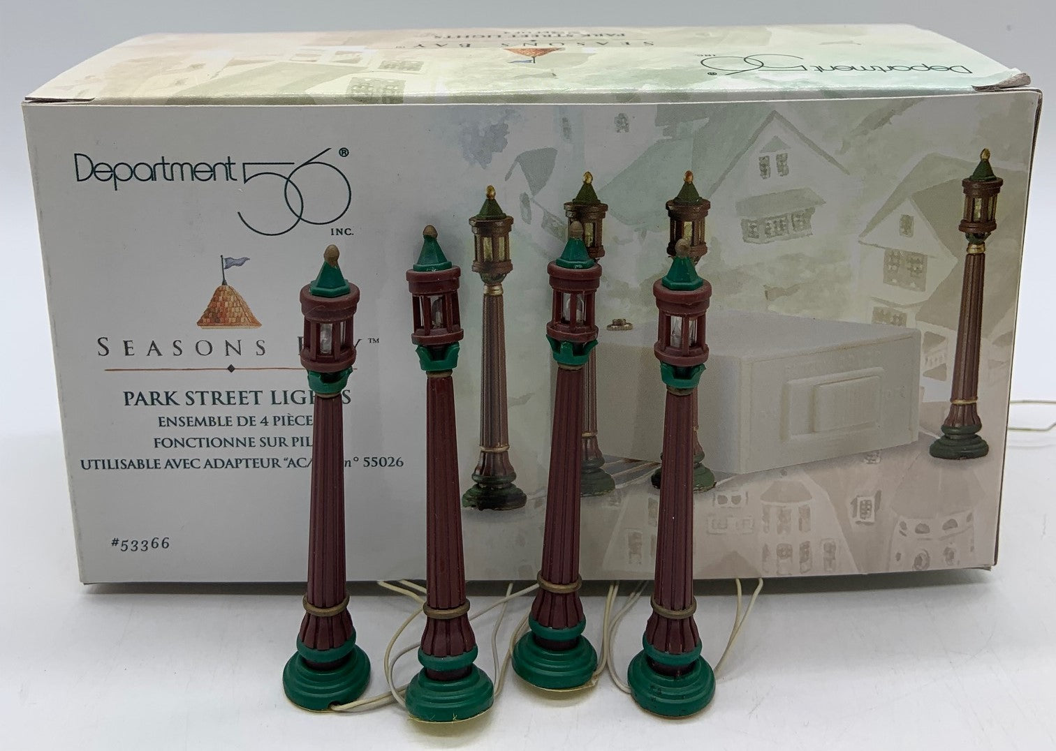 Dept 56- Seasons Bay "Park Street Lights" accessory l Retired ...