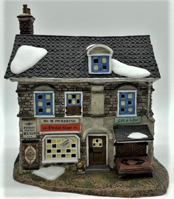 Dept 56- Dickens' Village "M. Pickering Finest Persian Rugs" l Retired ...