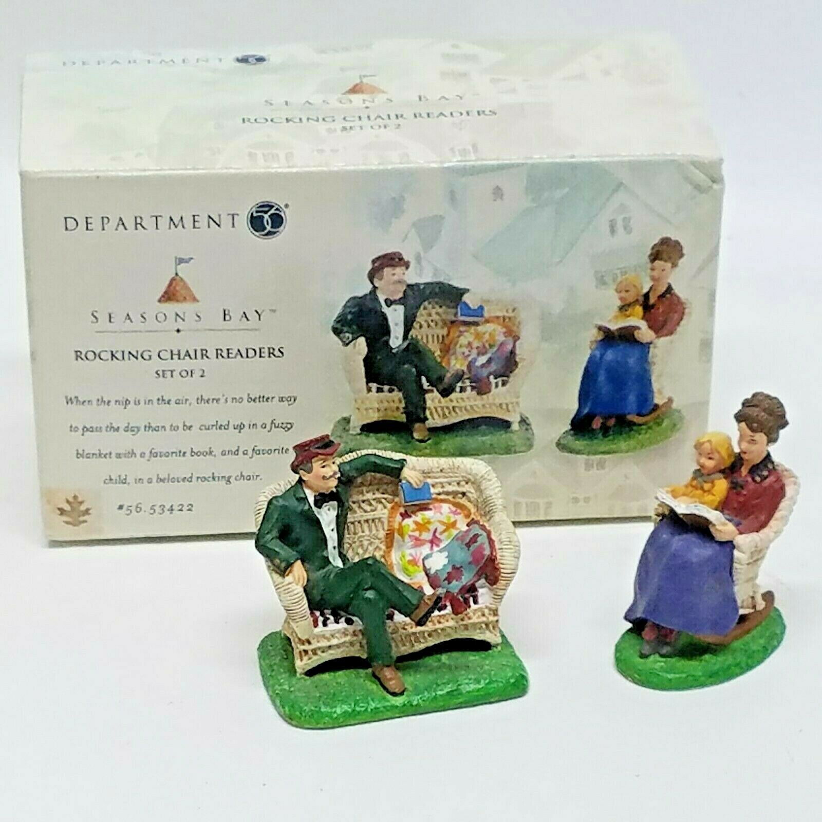 Dept 56- Seasons Bay "Rocking Chair Readers" accessory l Retired ...